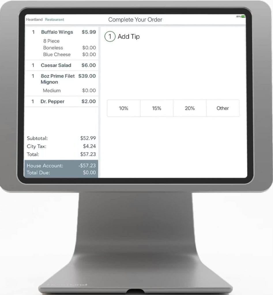 Customer Facing Display | Heartland Restaurant POS